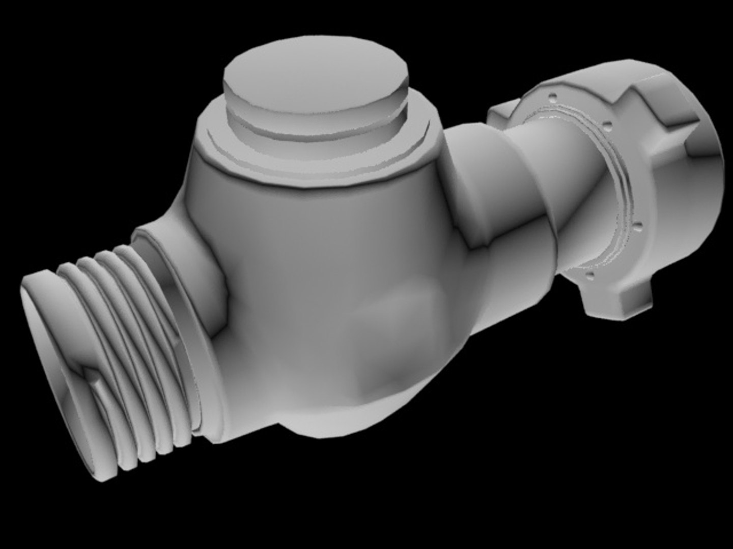 3d Model Check Valve Works