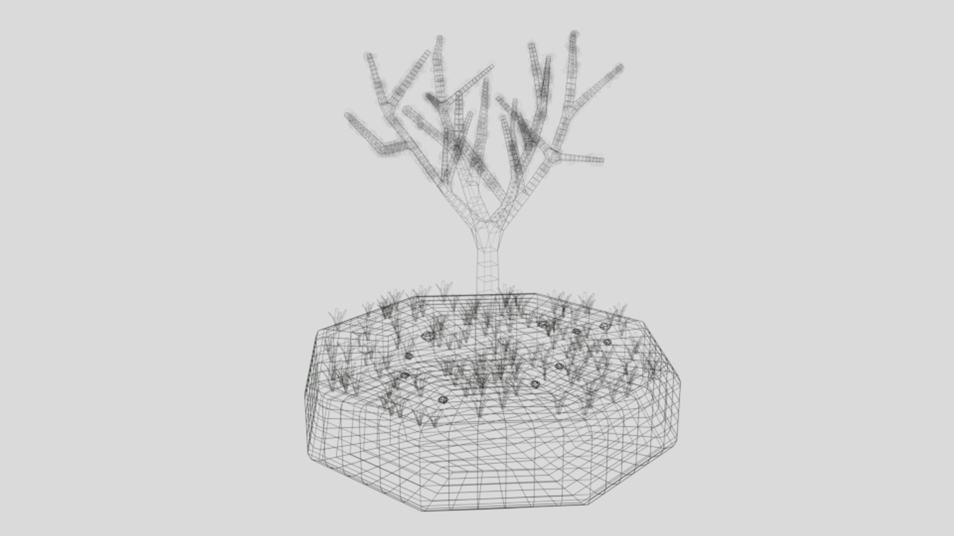 3D Almond Tree Model - TurboSquid 1550442