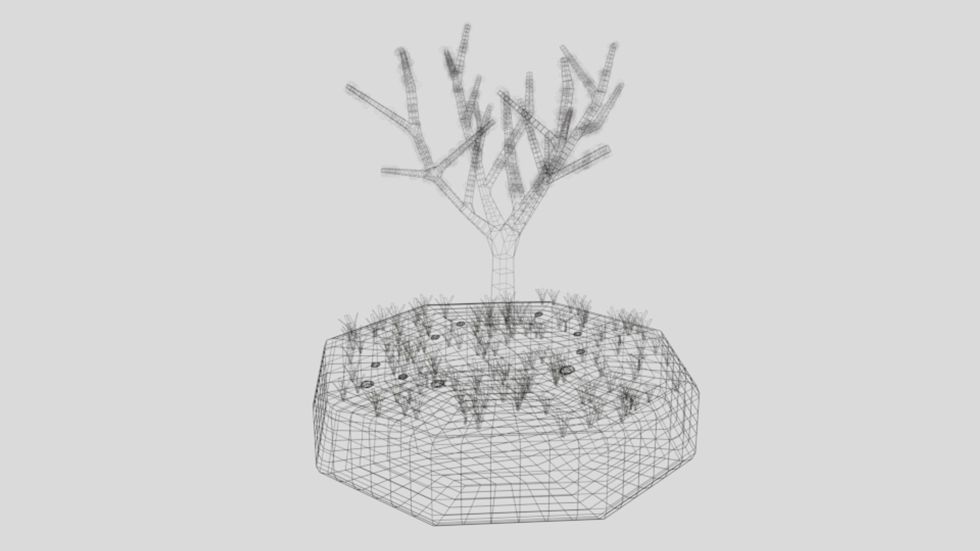 3D Almond Tree Model - TurboSquid 1550442