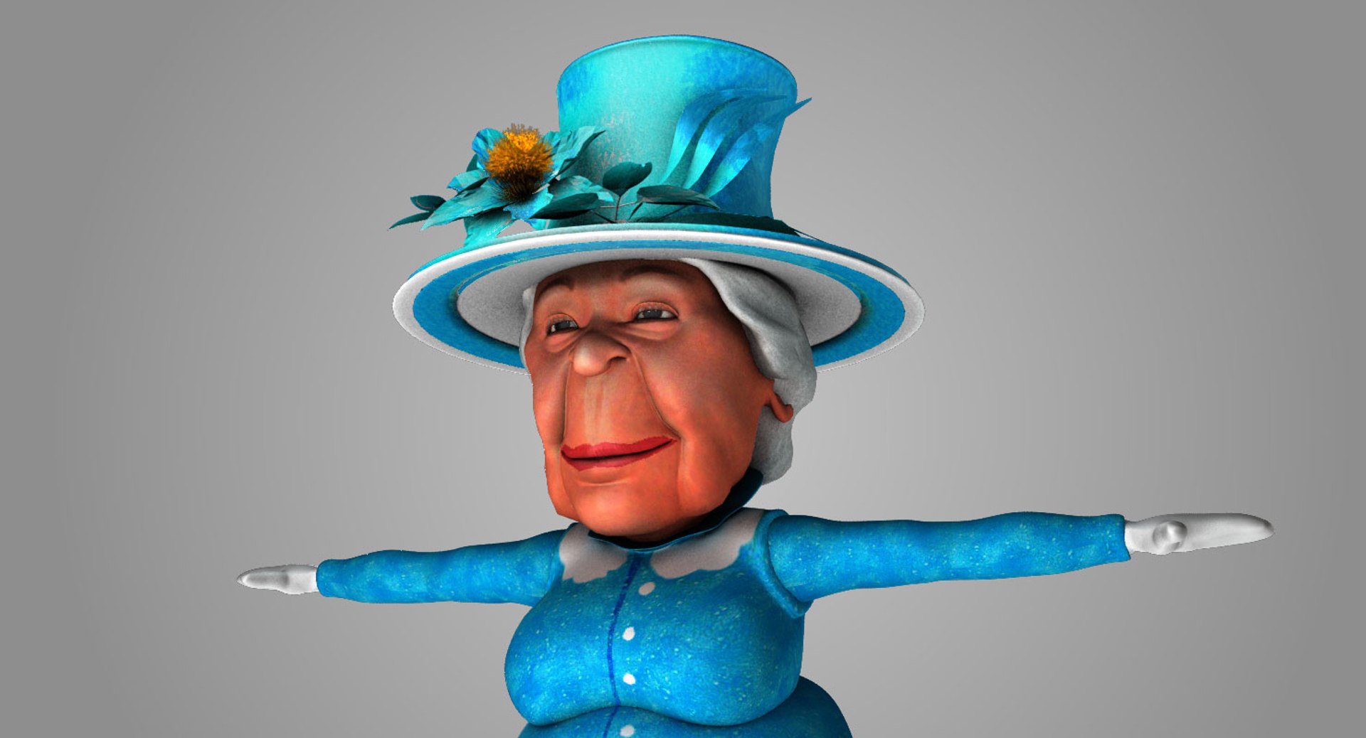 Elizabeth Queen 3D Model - TurboSquid 1403714