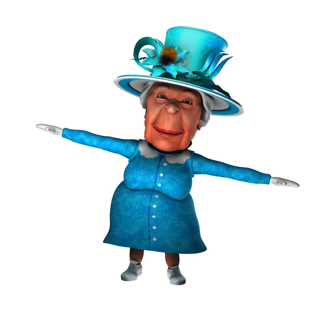Elizabeth Queen 3D Model - TurboSquid 1403714