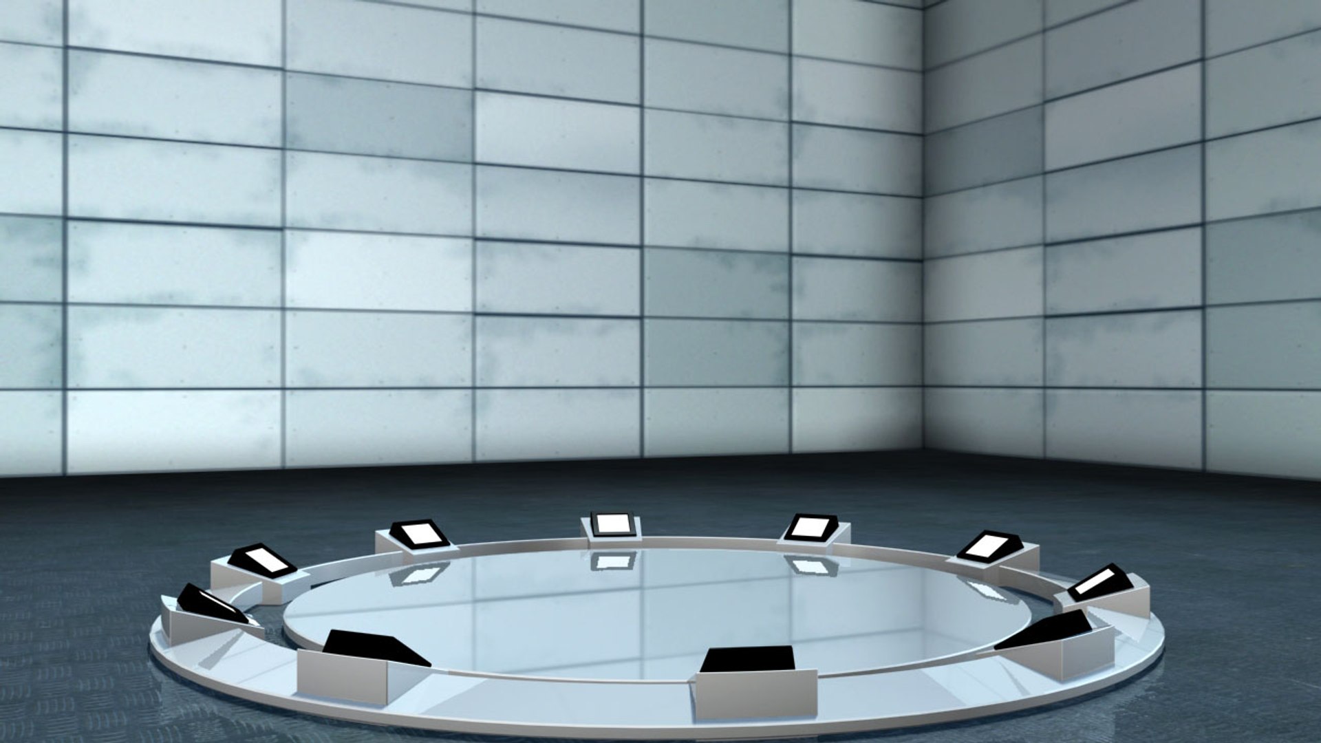 3d Model Of Virtual Room Showroom