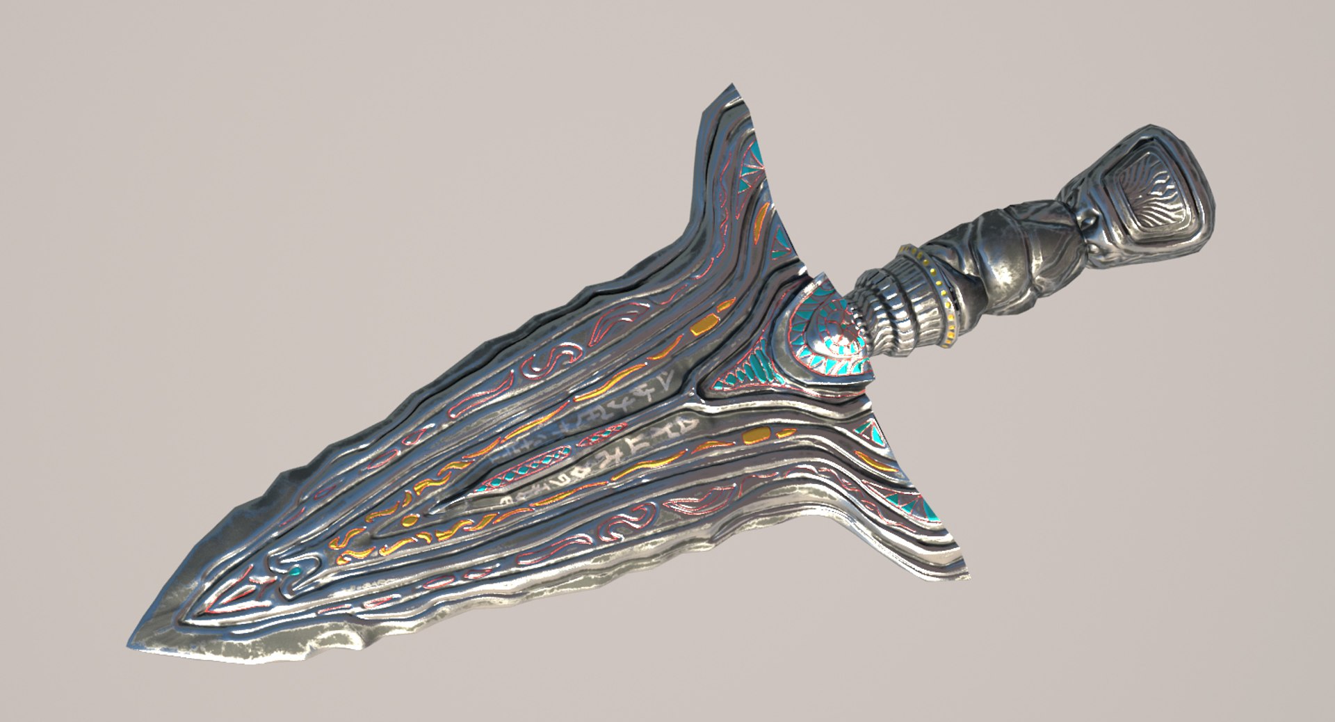 Dagger Pbr Ue4 3d Model
