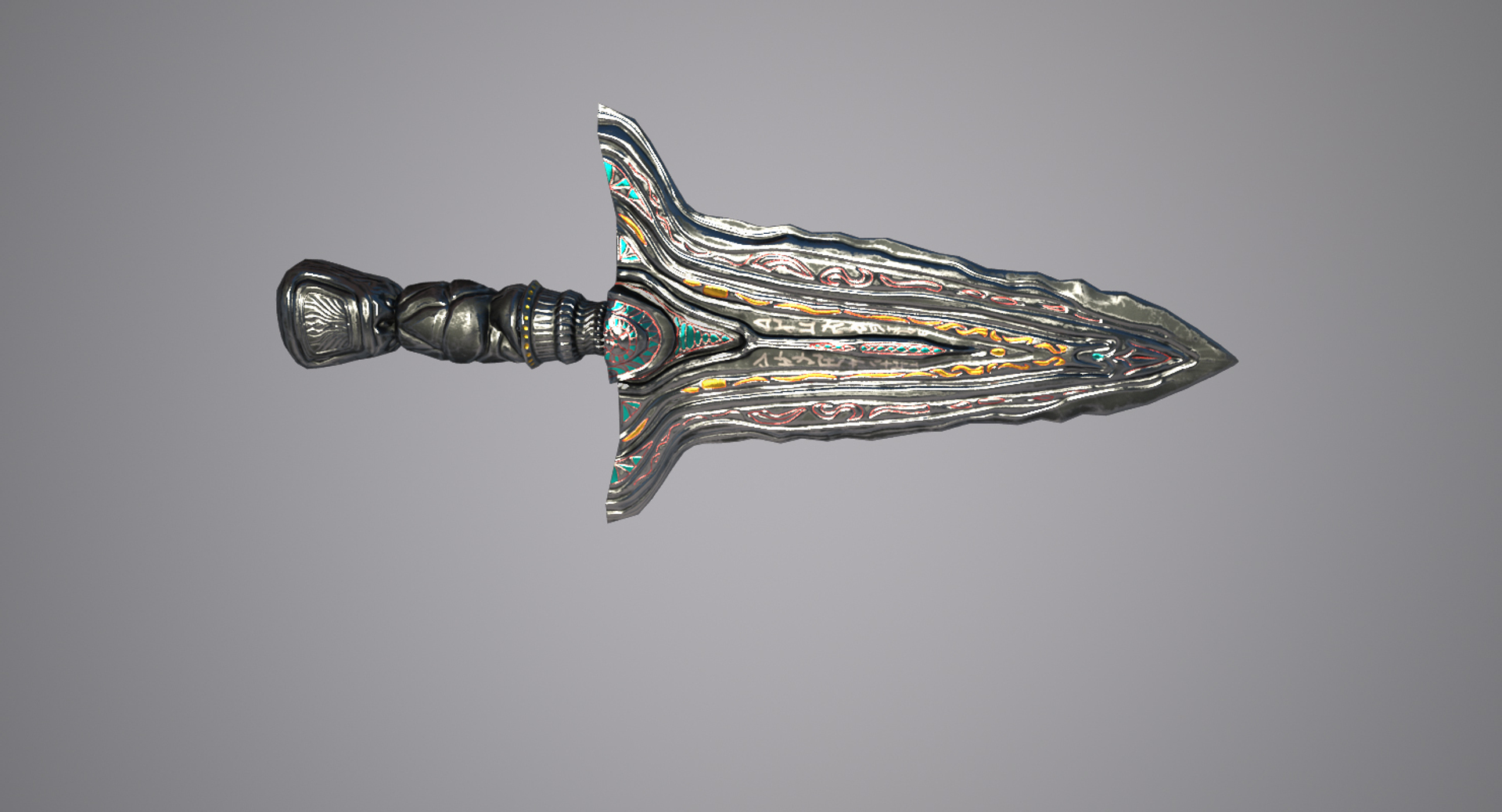 Dagger Pbr Ue4 3d Model