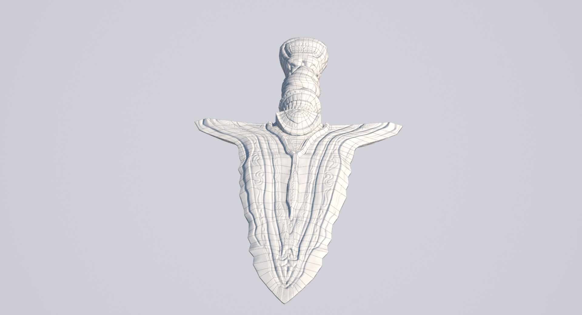 dagger pbr ue4 3d model