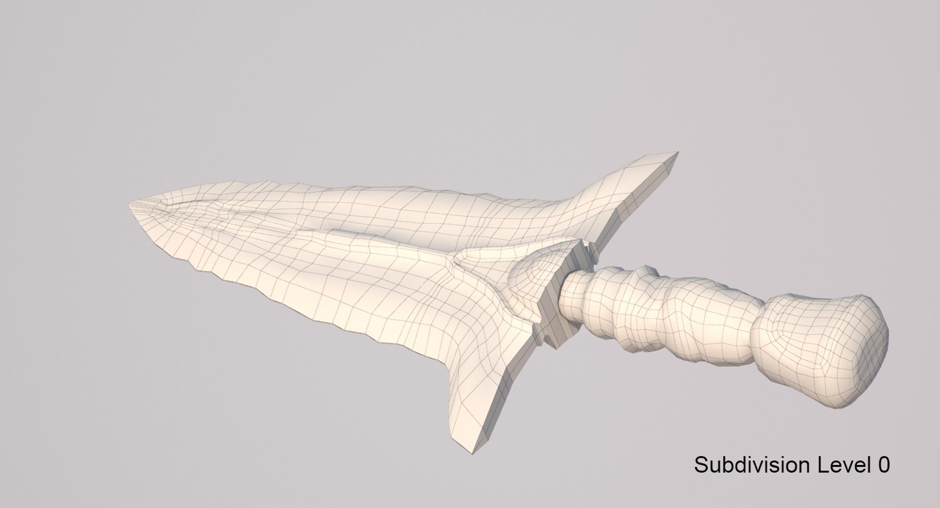 Dagger Pbr Ue4 3d Model