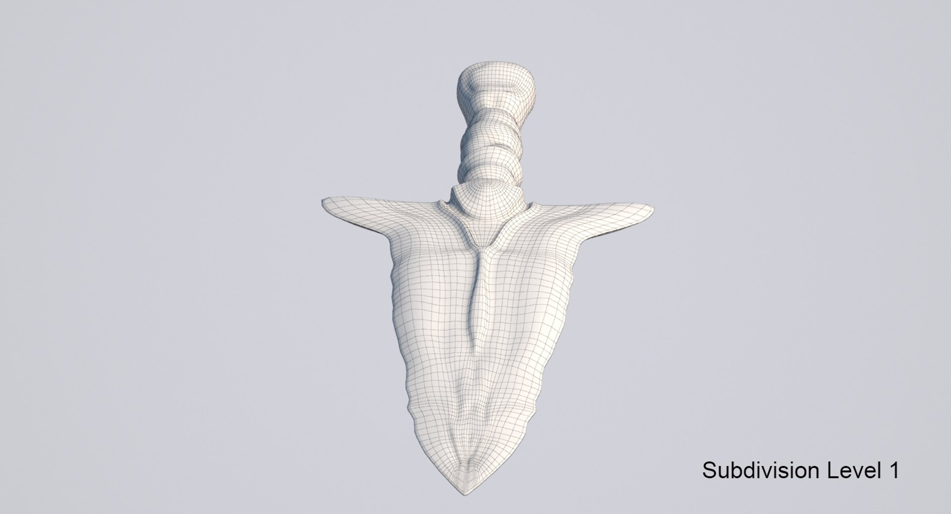 dagger pbr ue4 3d model