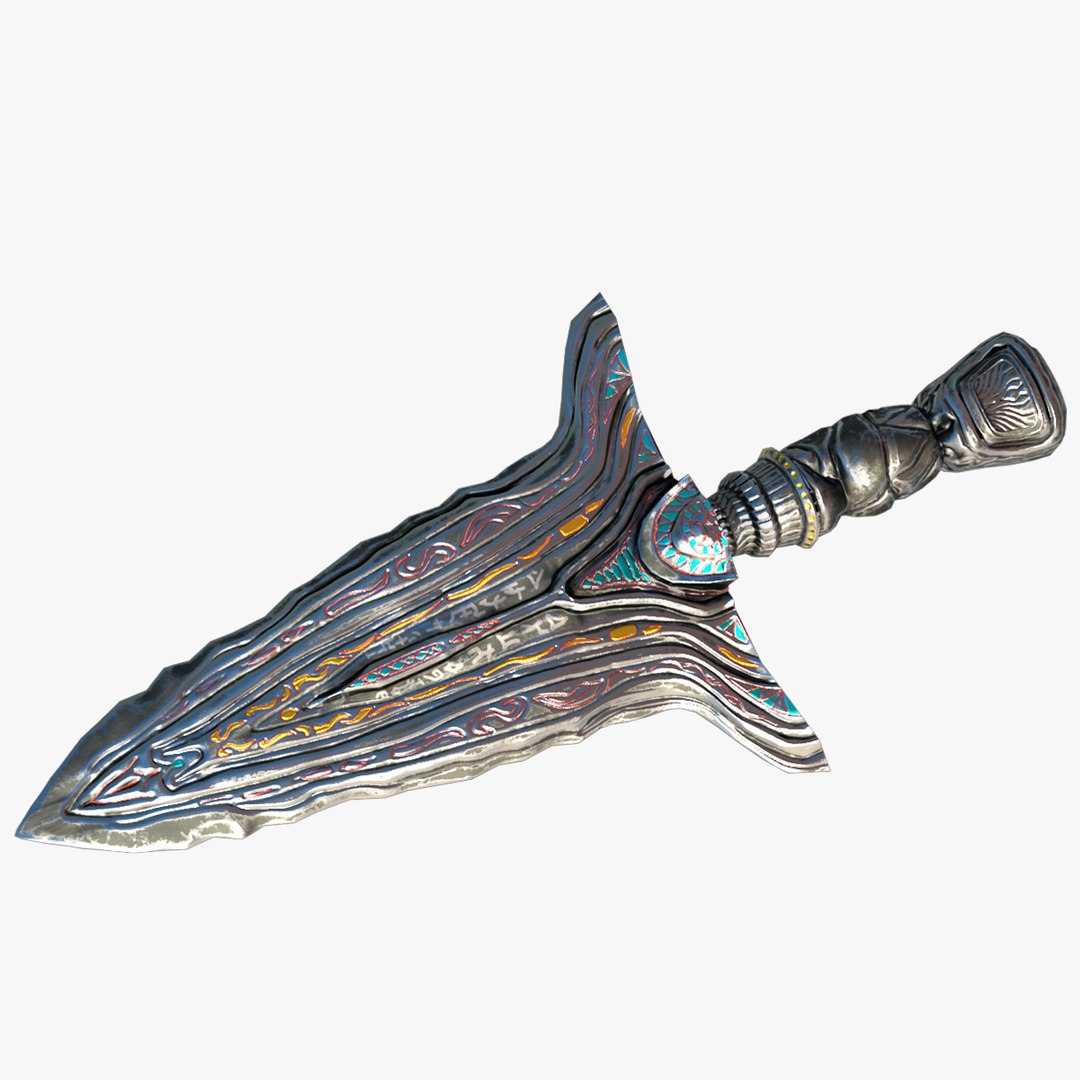 Dagger Pbr Ue4 3d Model