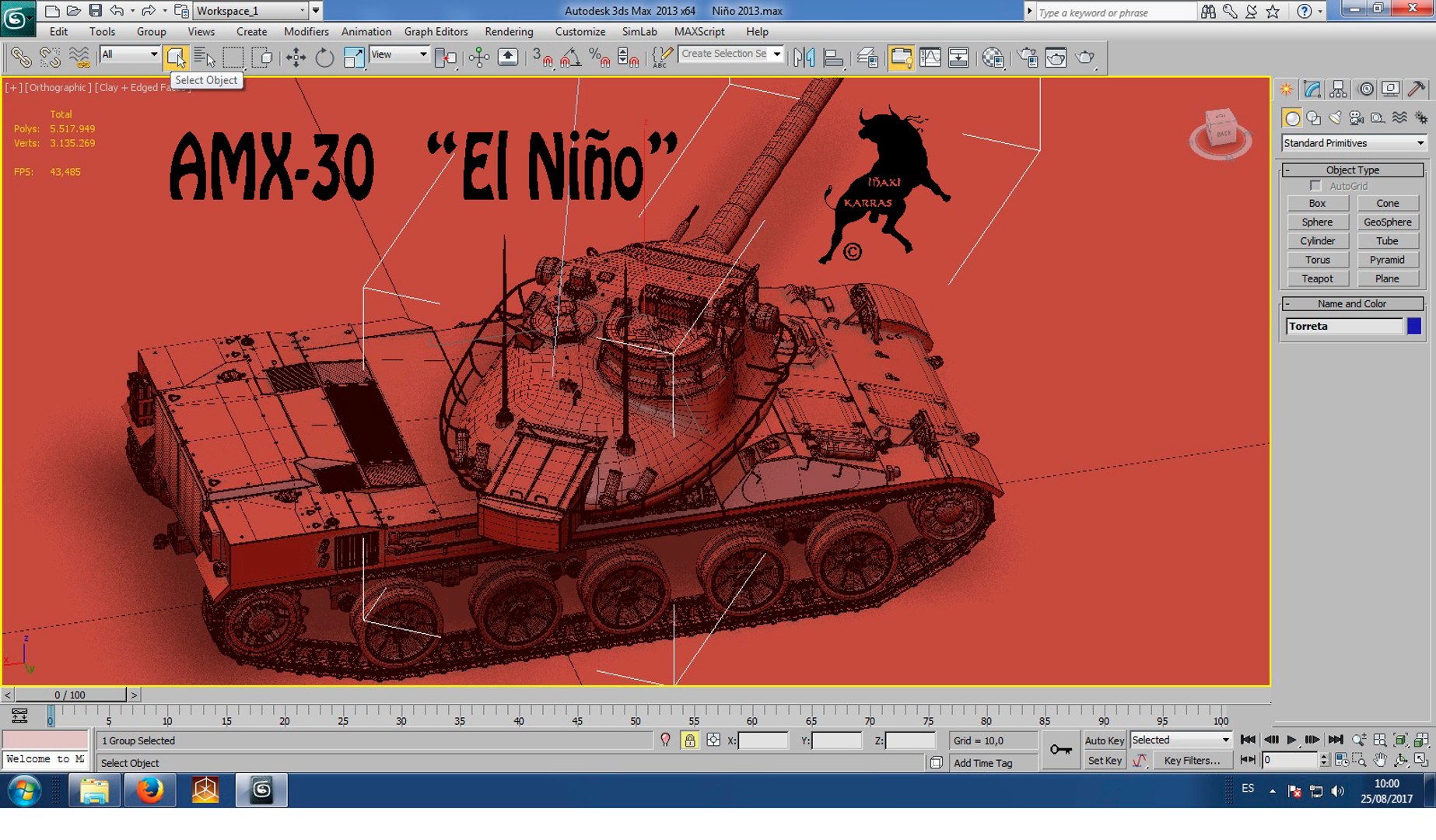 Spanish El Nio 3D Model - TurboSquid 1195495
