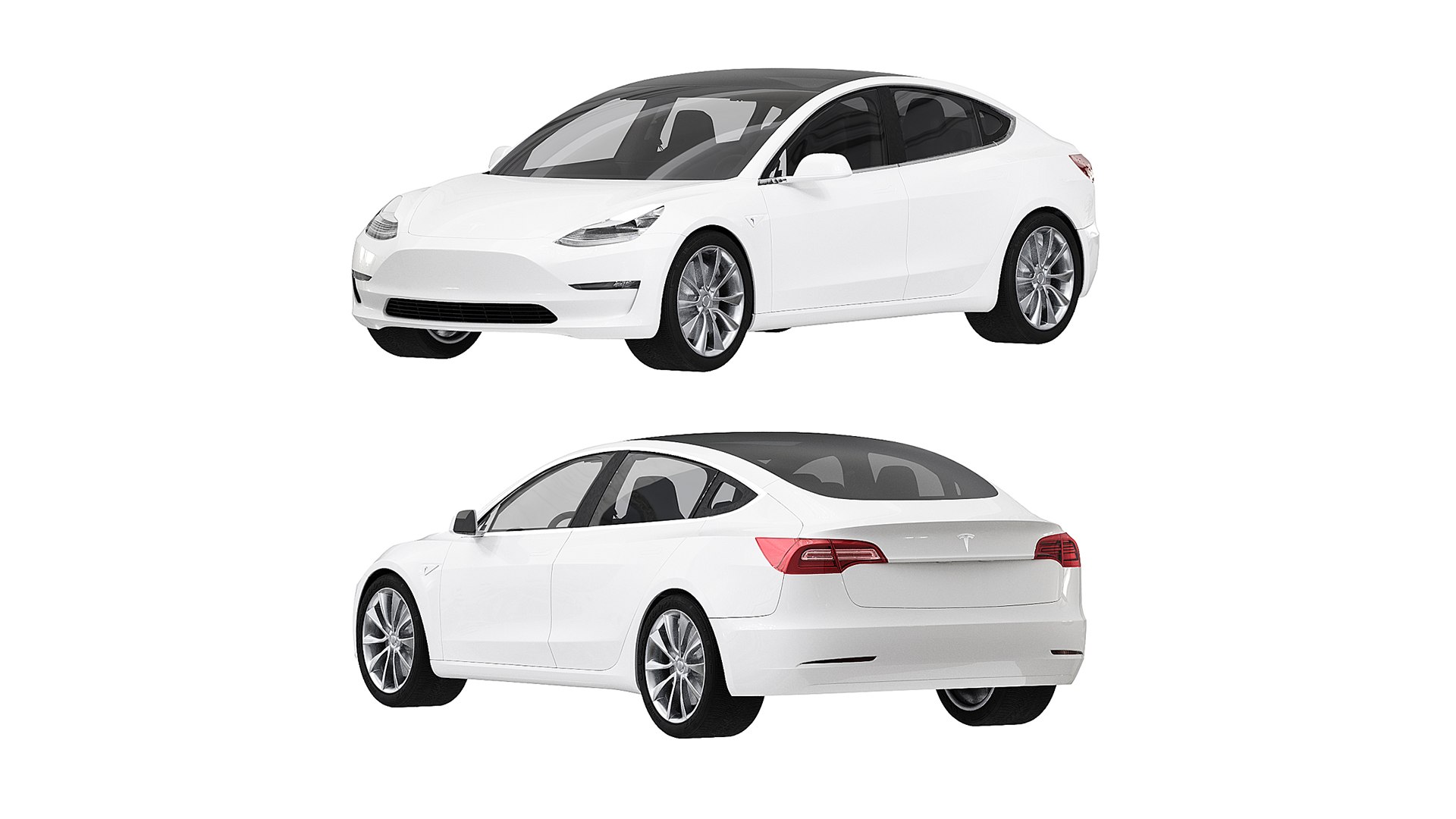 Tesla Model 3 3D Model - TurboSquid 2454964