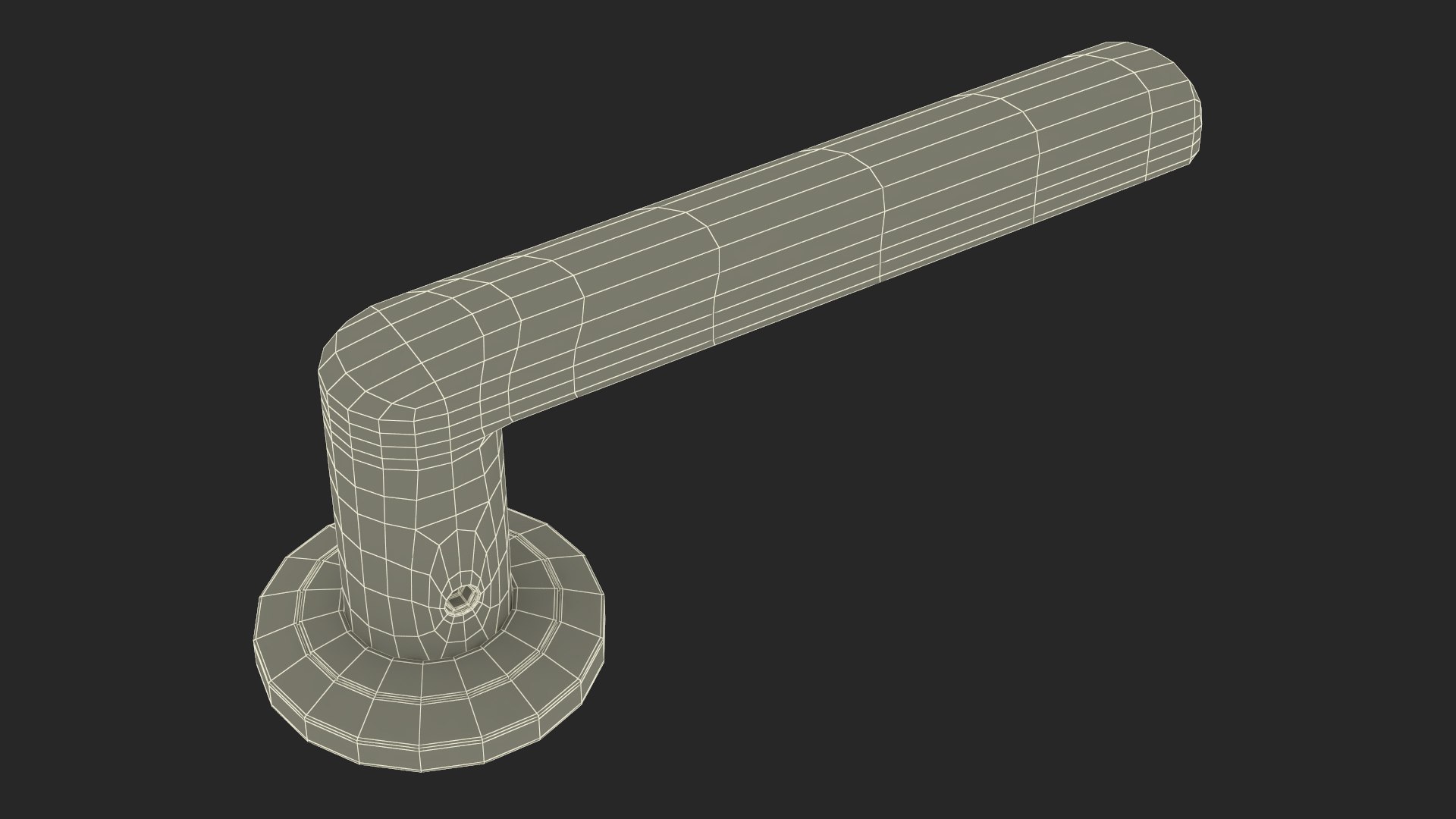 3D Steel Straight Door Handles Model - TurboSquid 2003442