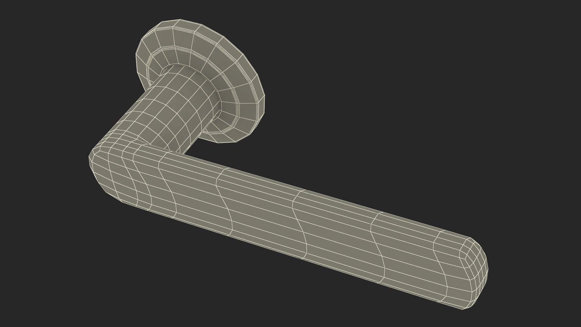 3D Steel Straight Door Handles Model - TurboSquid 2003442