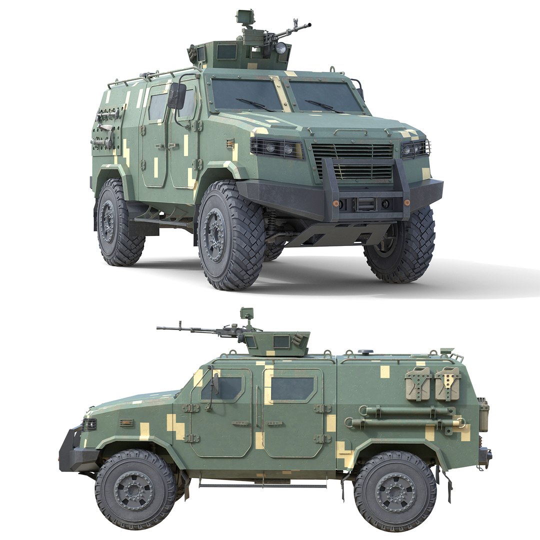 3D Kozak 5 Armored Personnel Carrier Model - TurboSquid 2373117