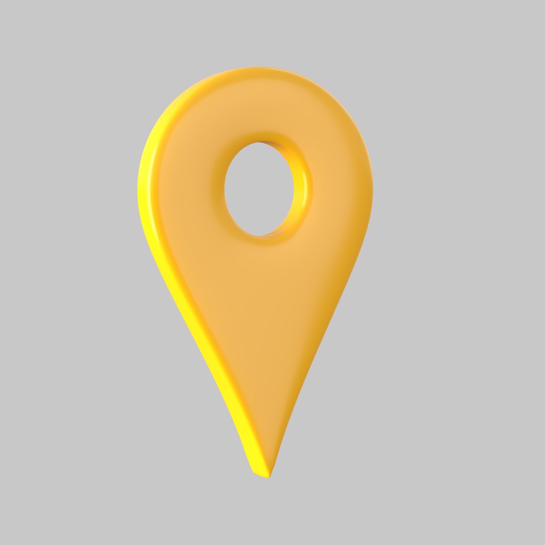 3D Model Location Sign - TurboSquid 2379486