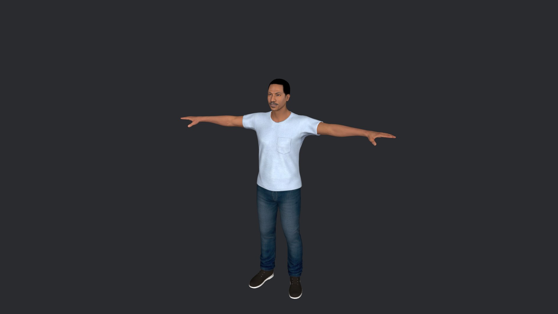 Eddie Murphy Hyper Realistic Full Body Fully Rigged 3D Character 3D ...