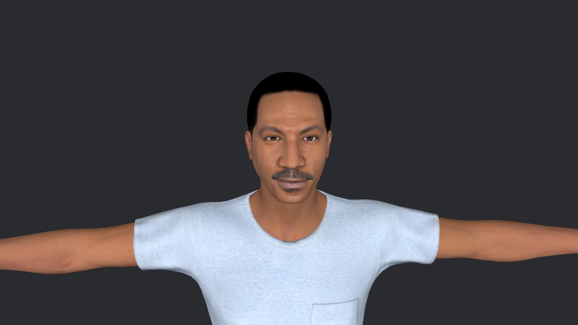 Eddie Murphy Hyper Realistic Full Body Fully Rigged 3D Character 3D - TurboSquid 2396280