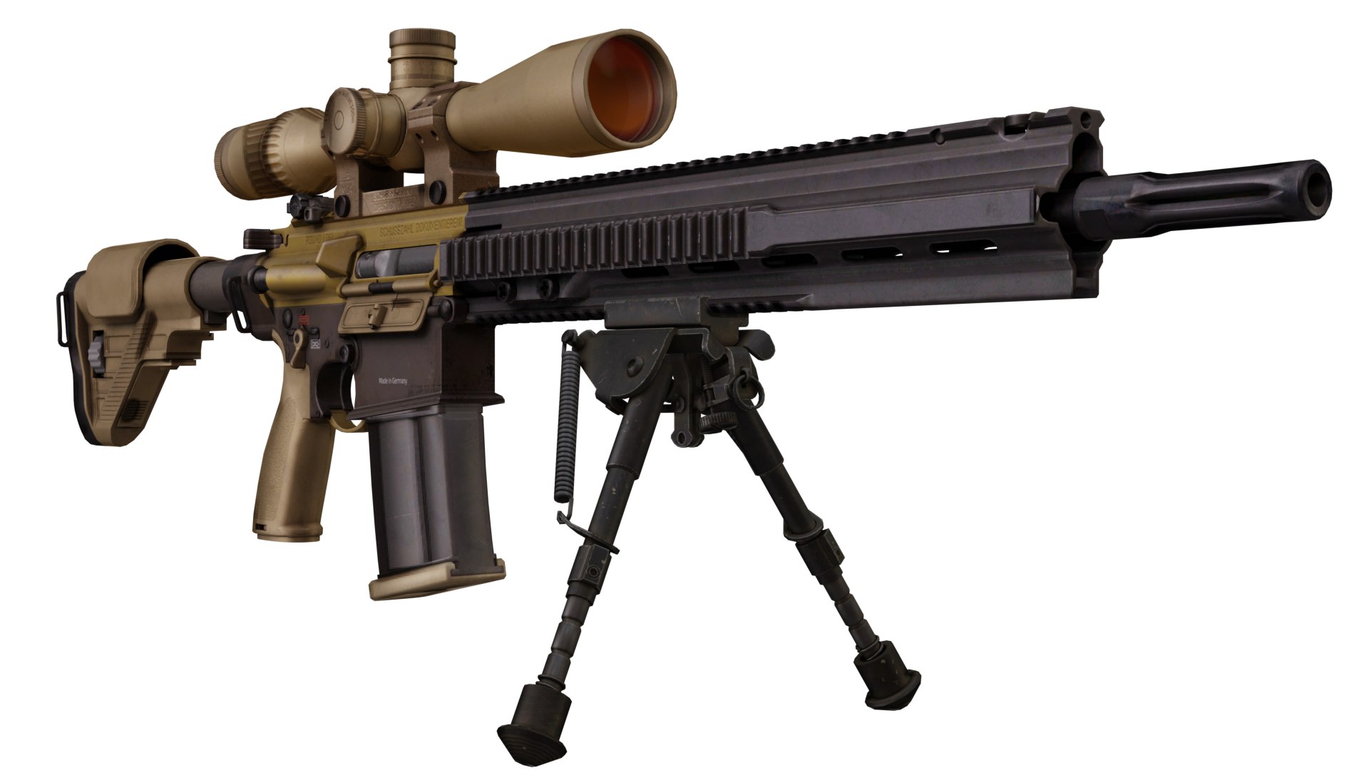 3D G28 Rifle - TurboSquid 2189295