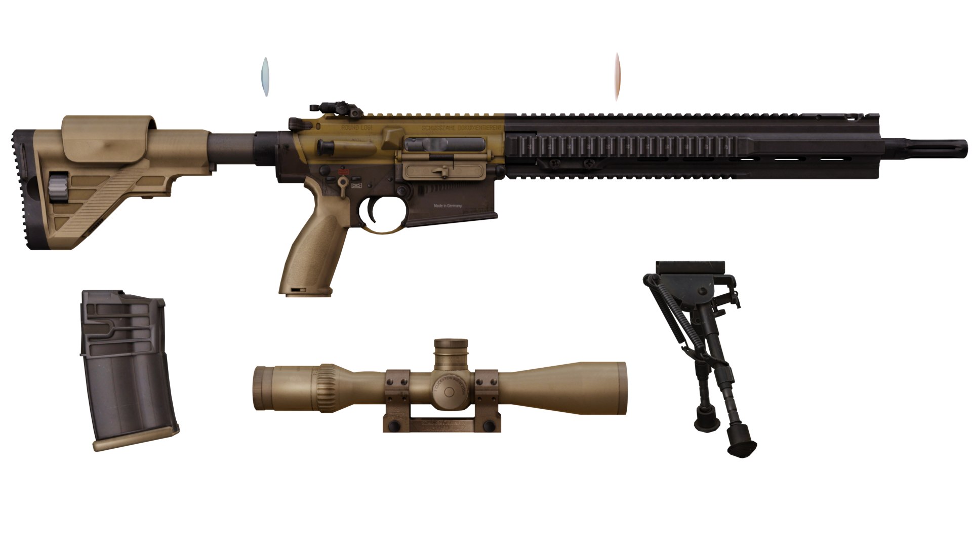 3D G28 Rifle - TurboSquid 2189295