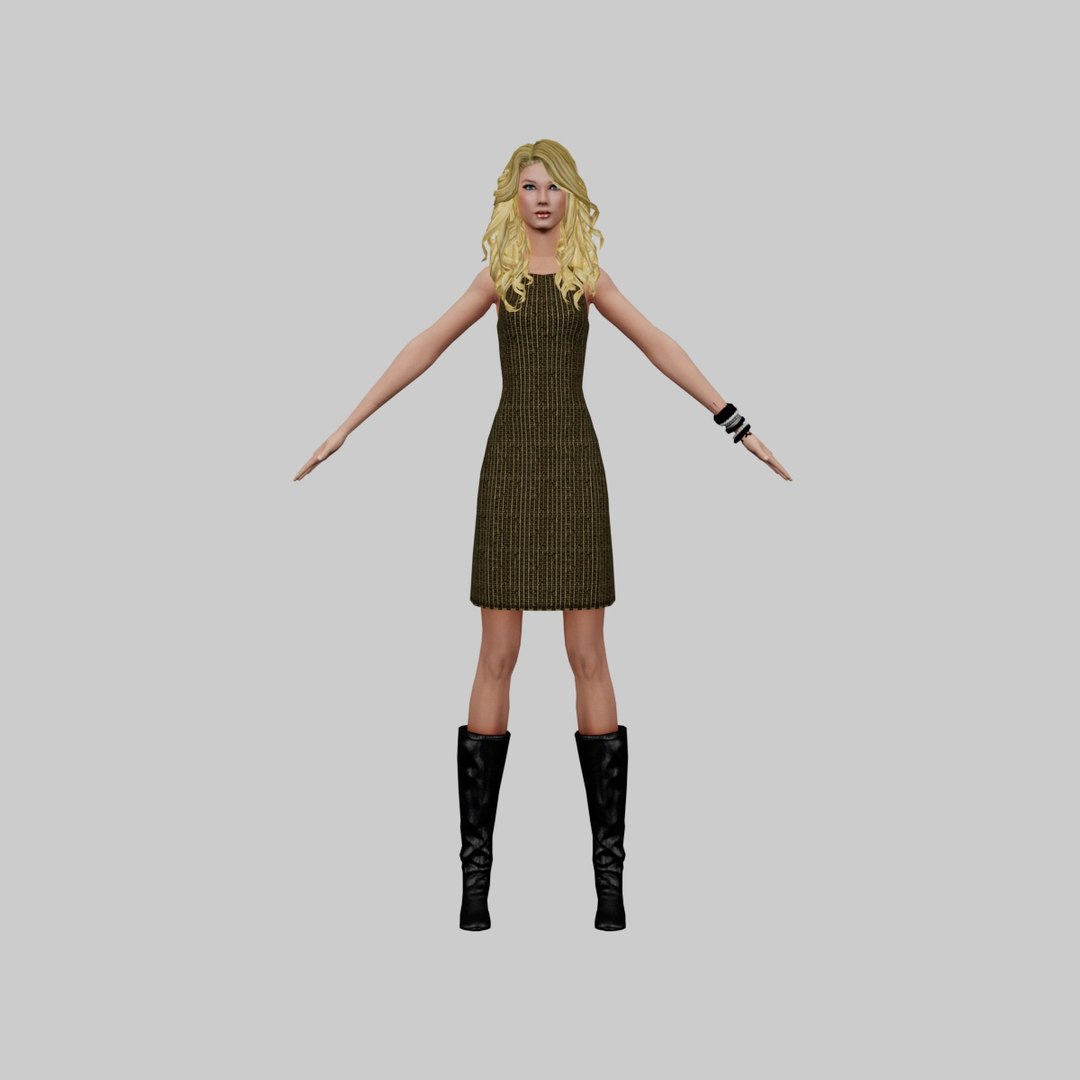 modèle 3D de Taylor Swift - TurboSquid 2018222