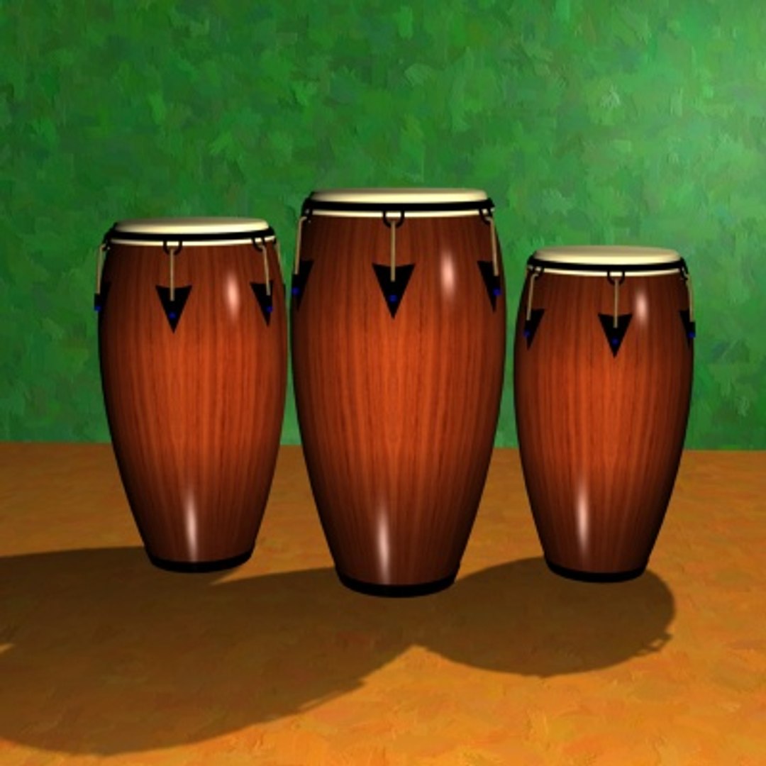 3ds Max Conga Drum