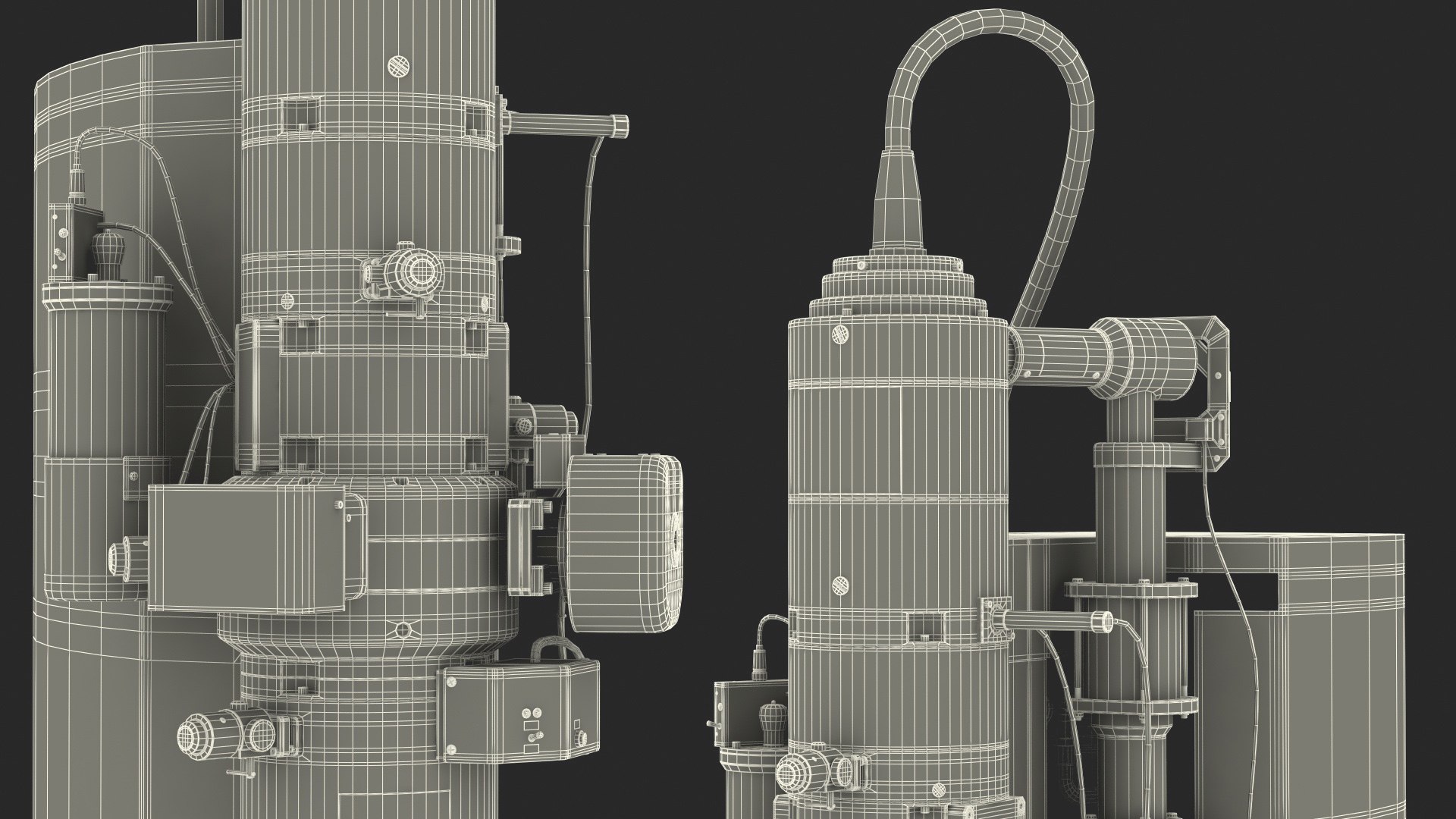 3D Generic Electron Microscope With Monitor - TurboSquid 1886200