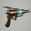 3D Retro Style Gun - TurboSquid 1543824