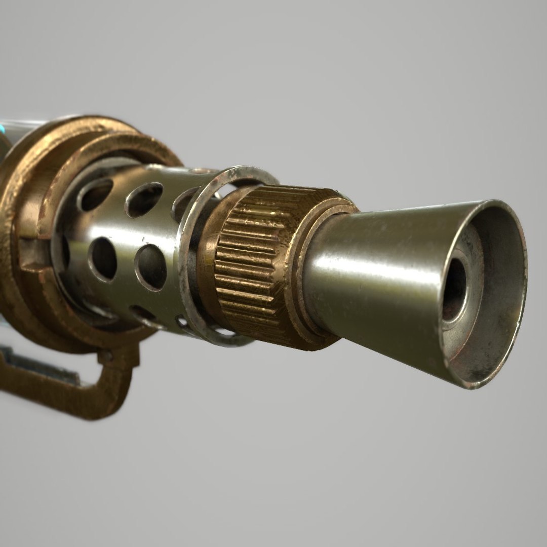 3D Retro Style Gun - TurboSquid 1543824