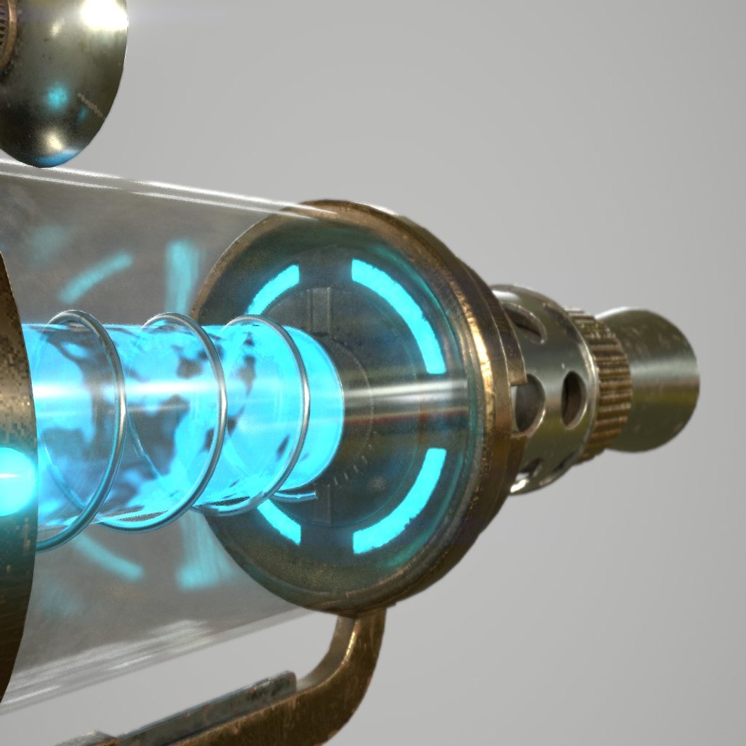 3D Retro Style Gun - TurboSquid 1543824