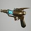 3D Retro Style Gun - TurboSquid 1543824