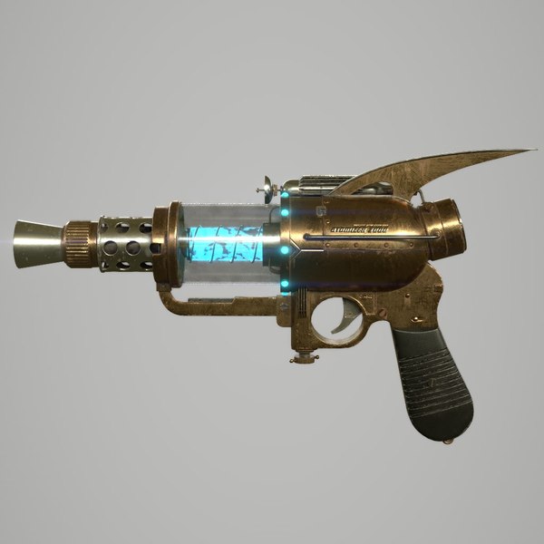 3D retro style gun - TurboSquid 1543824
