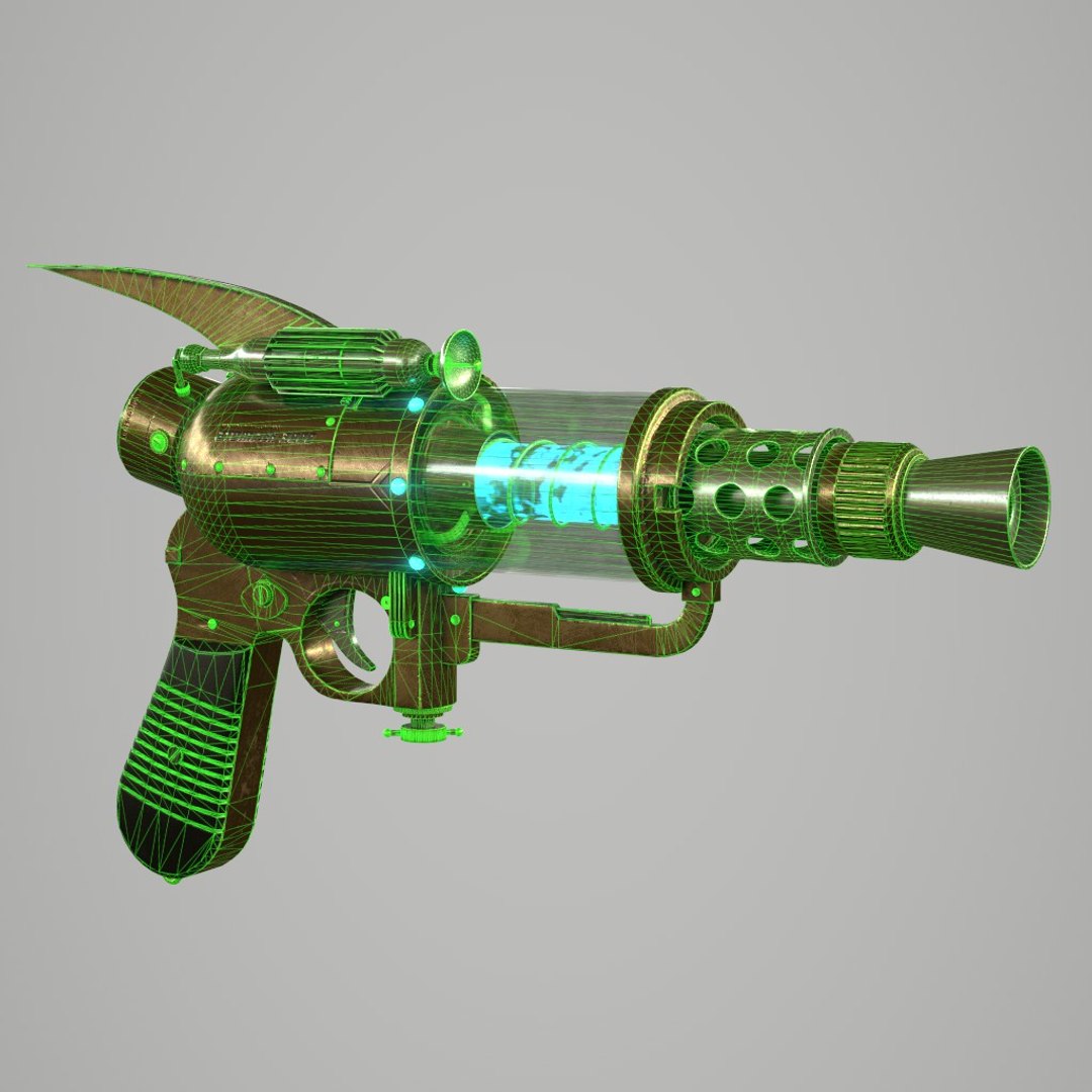 3D retro style gun - TurboSquid 1543824