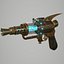 3D Retro Style Gun - TurboSquid 1543824