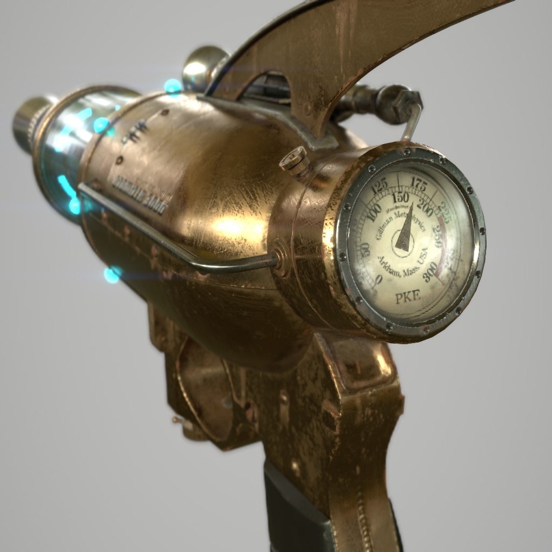 3D Retro Style Gun - TurboSquid 1543824