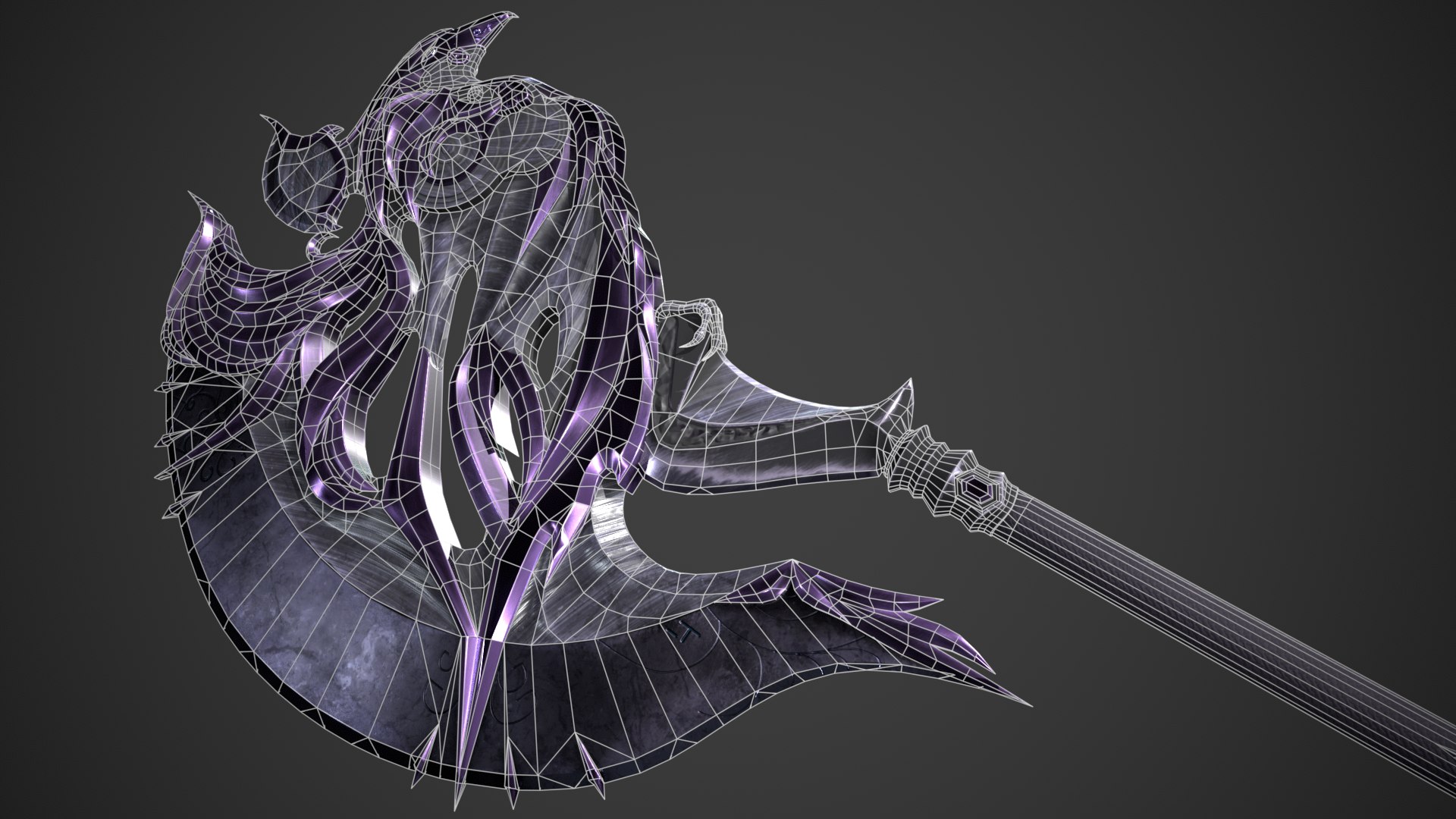 3D Fantasy Axe - TurboSquid 2133287