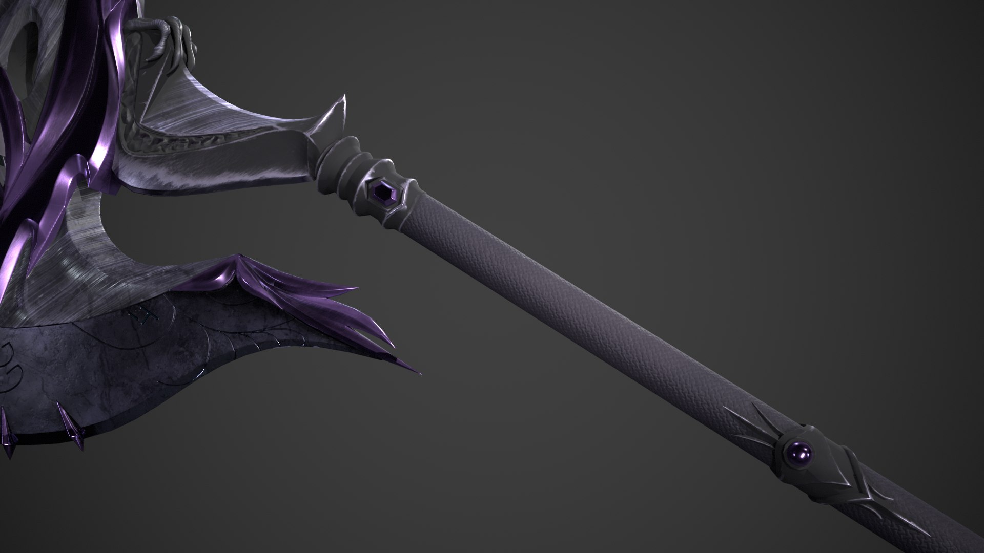 3D Fantasy Axe - TurboSquid 2133287