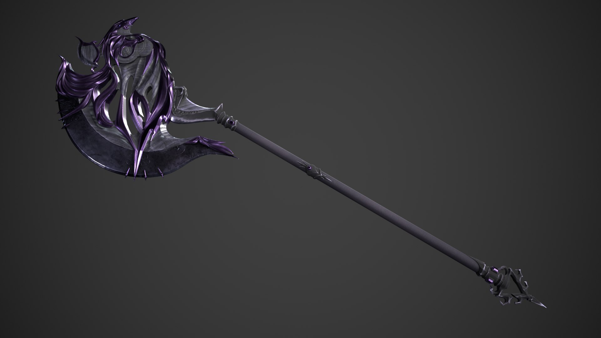 3D Fantasy Axe - TurboSquid 2133287