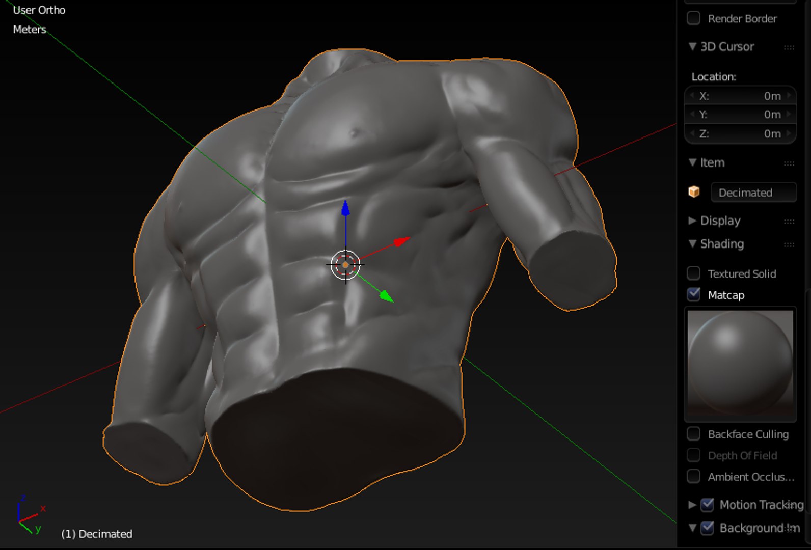 Male Torso 3D Model - TurboSquid 1382029