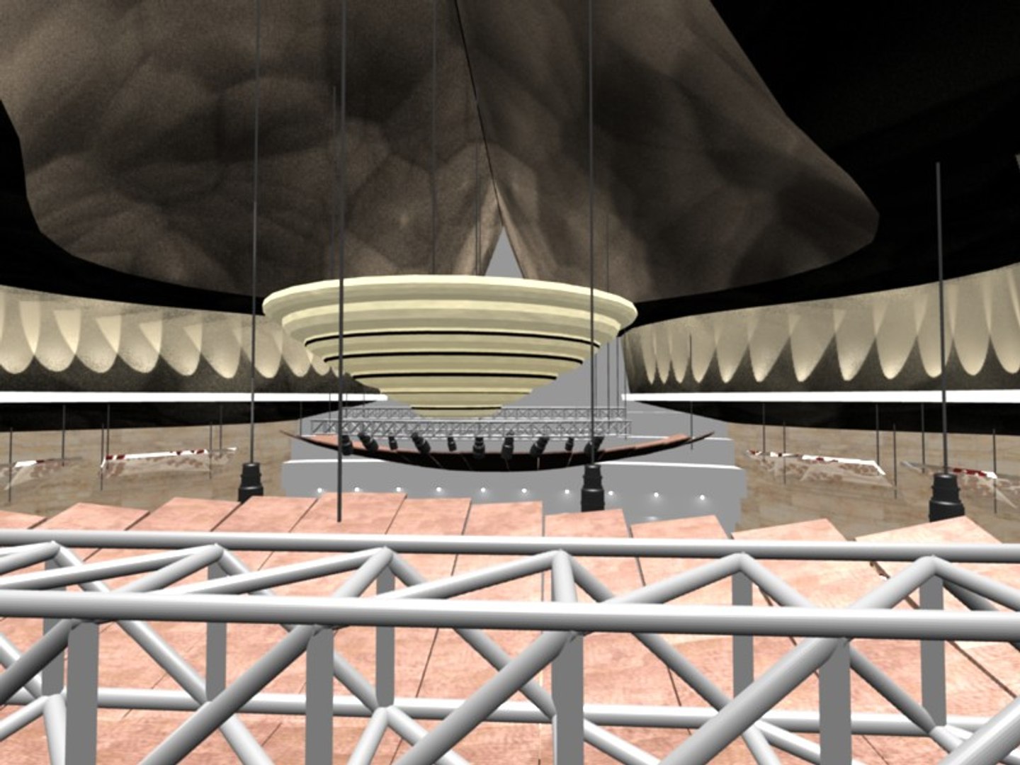 Concert Hall 3d Obj