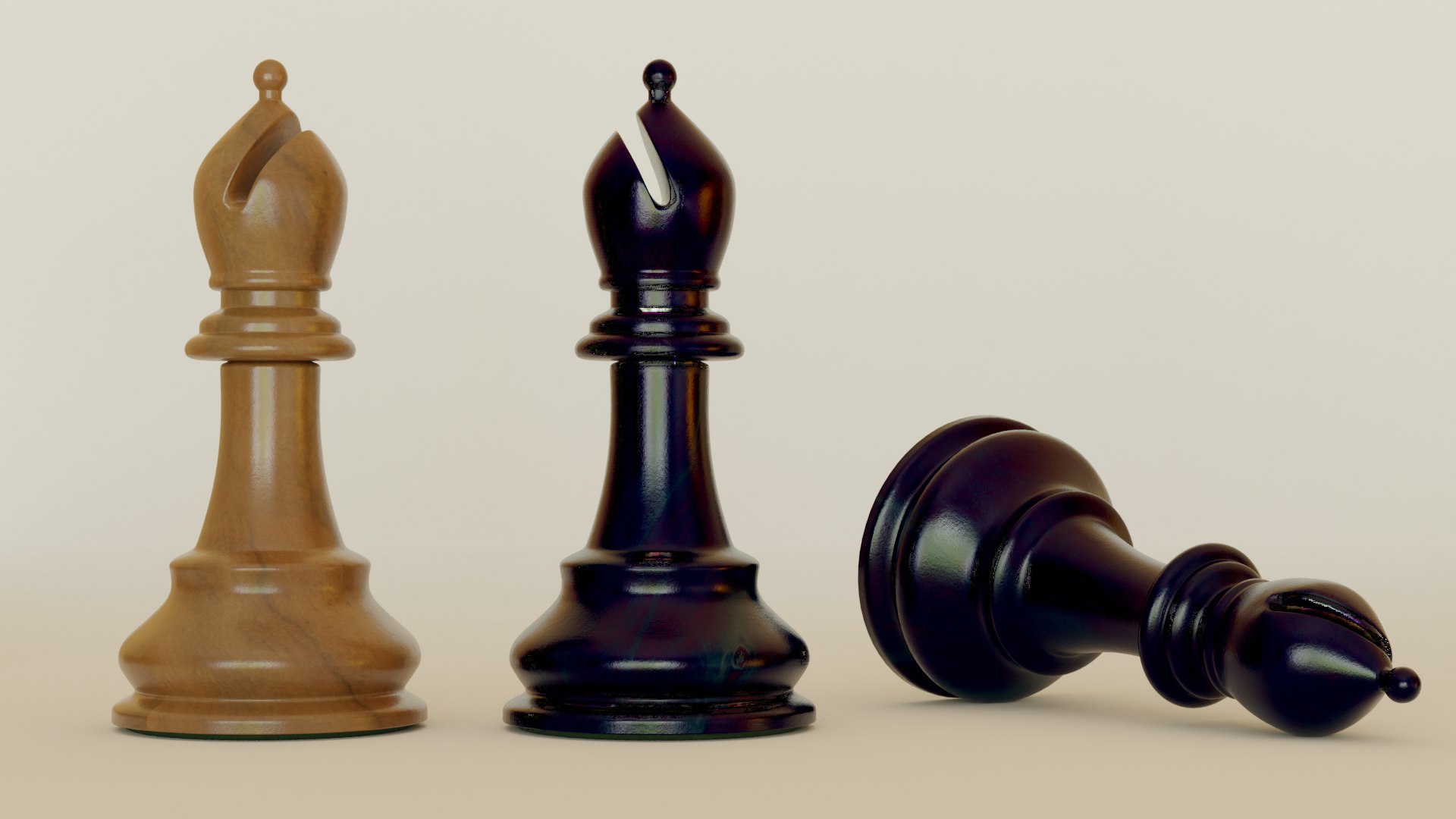 3D chess wood model - TurboSquid 1705408