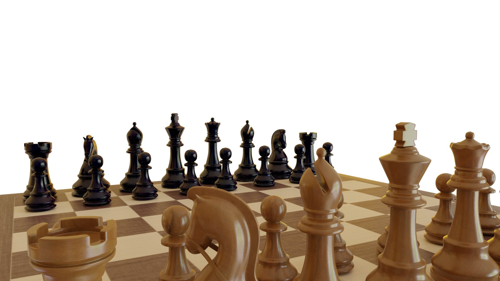 3D chess wood model - TurboSquid 1705408