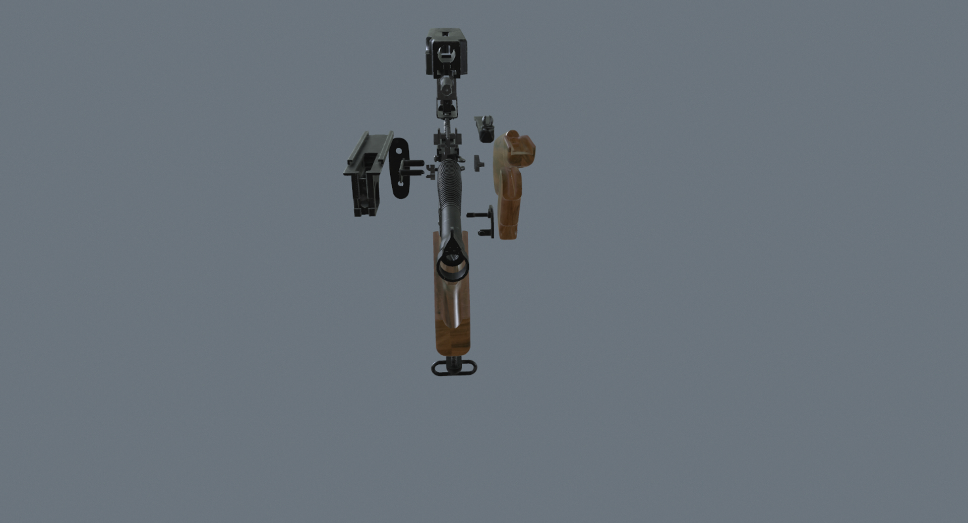 3d max thompson submachine gun 19281