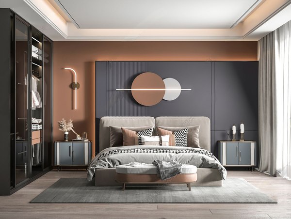 modelo 3d Contemporary living room design 3D model SU-I-202206-0018 ...