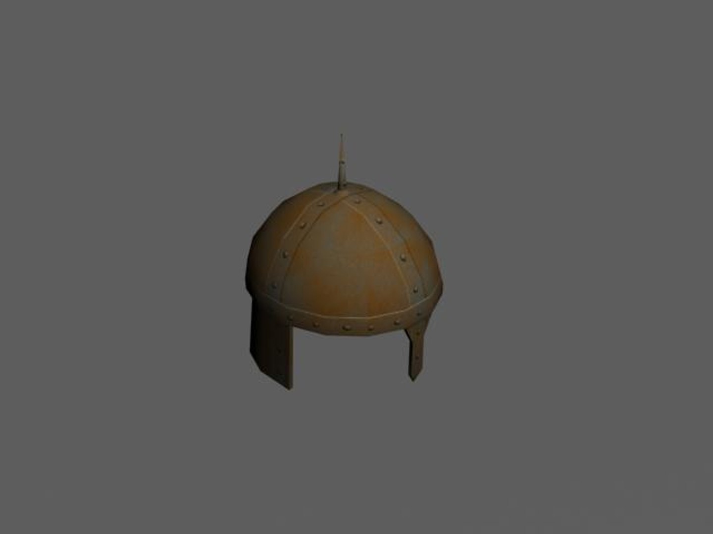 Free Helmet Rust 3d Model