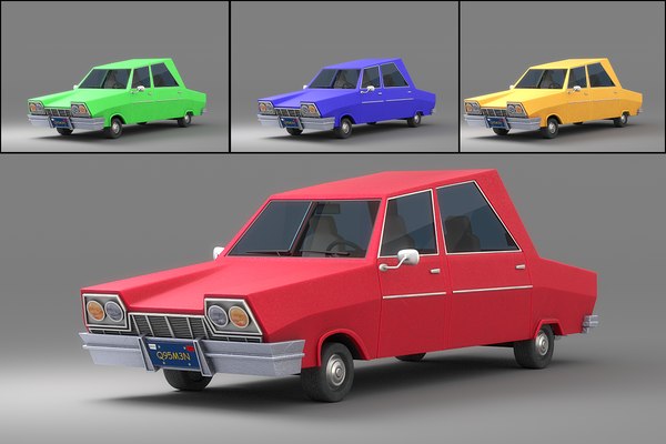 Cartoon Car Collection V2 3D model - TurboSquid 1750844