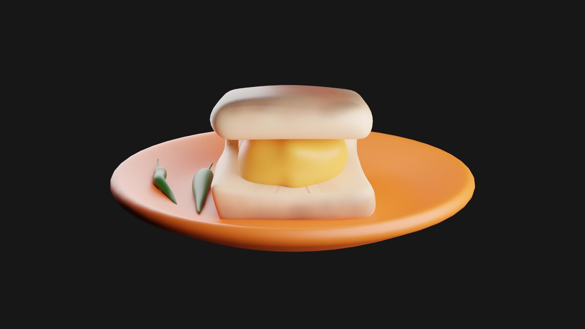 Fast Food Vada Pav 3D model - TurboSquid 2043250