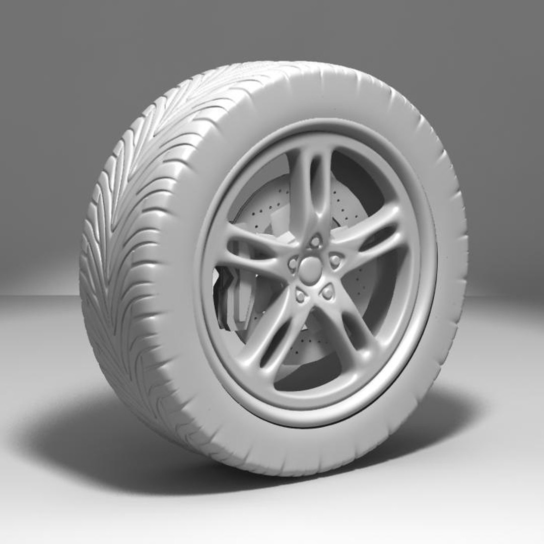 3d Tyre - Vehicle Uv Maps Model