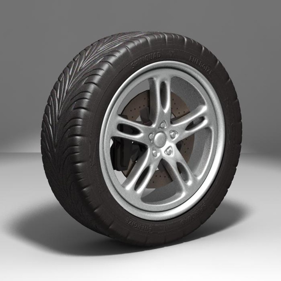 3d Tyre - Vehicle Uv Maps Model