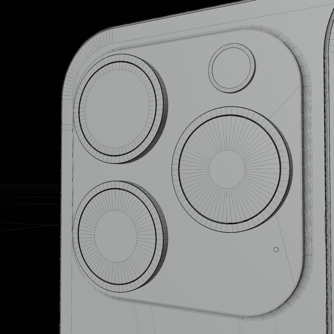 Apple IPhone 15 Pro Max Natural Titanium Pixels Effects 3D Model ...