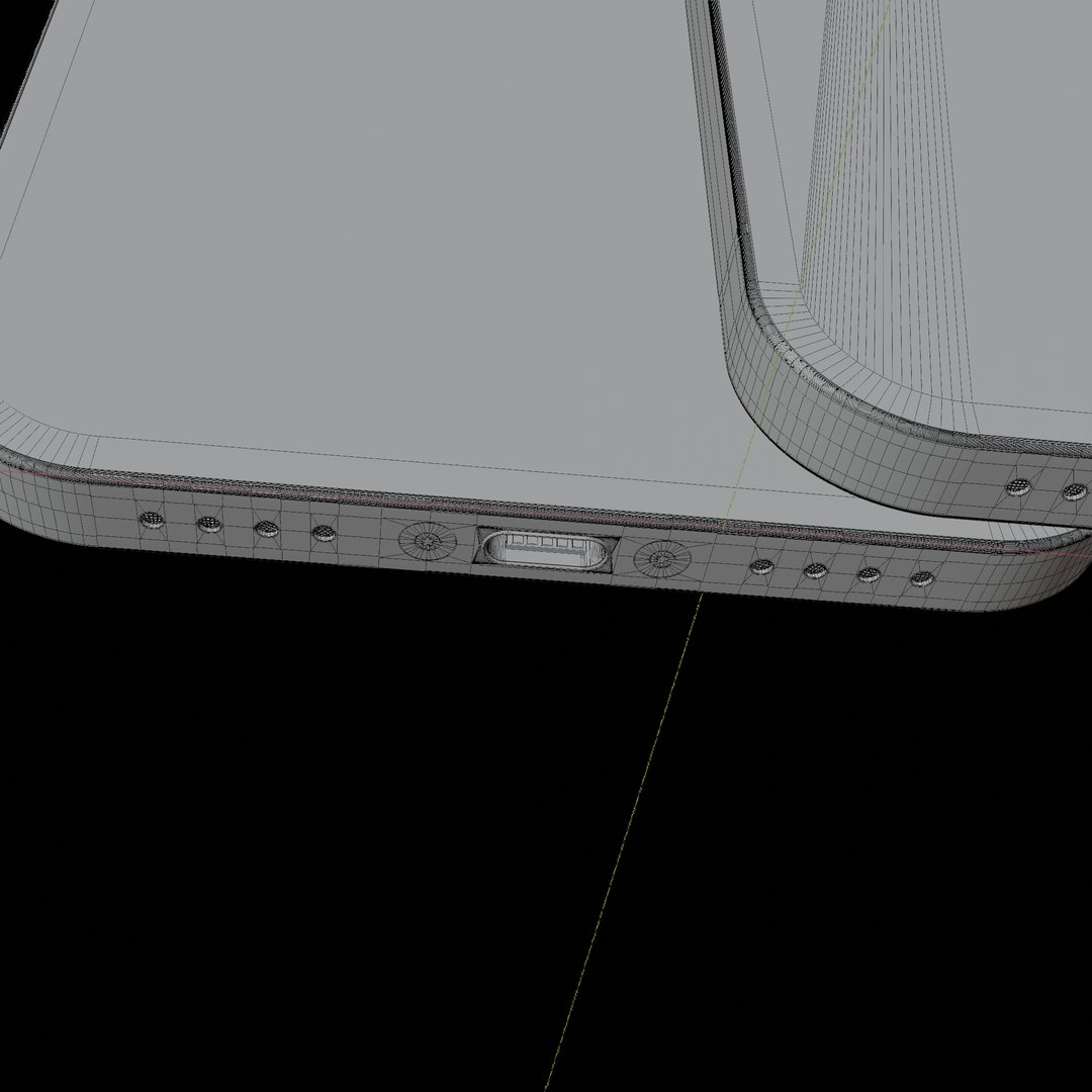 Apple IPhone 15 Pro Max Natural Titanium Pixels Effects 3D Model ...