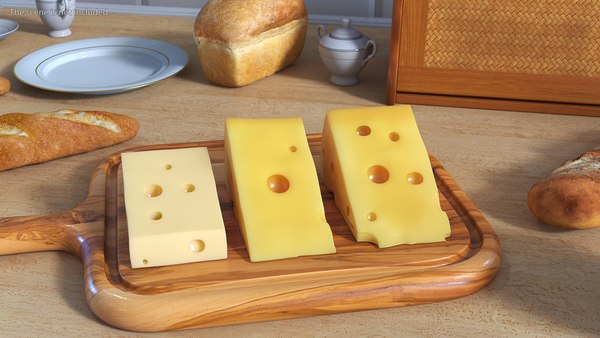 modelo 3d Bloques de queso suizo - TurboSquid 2217908